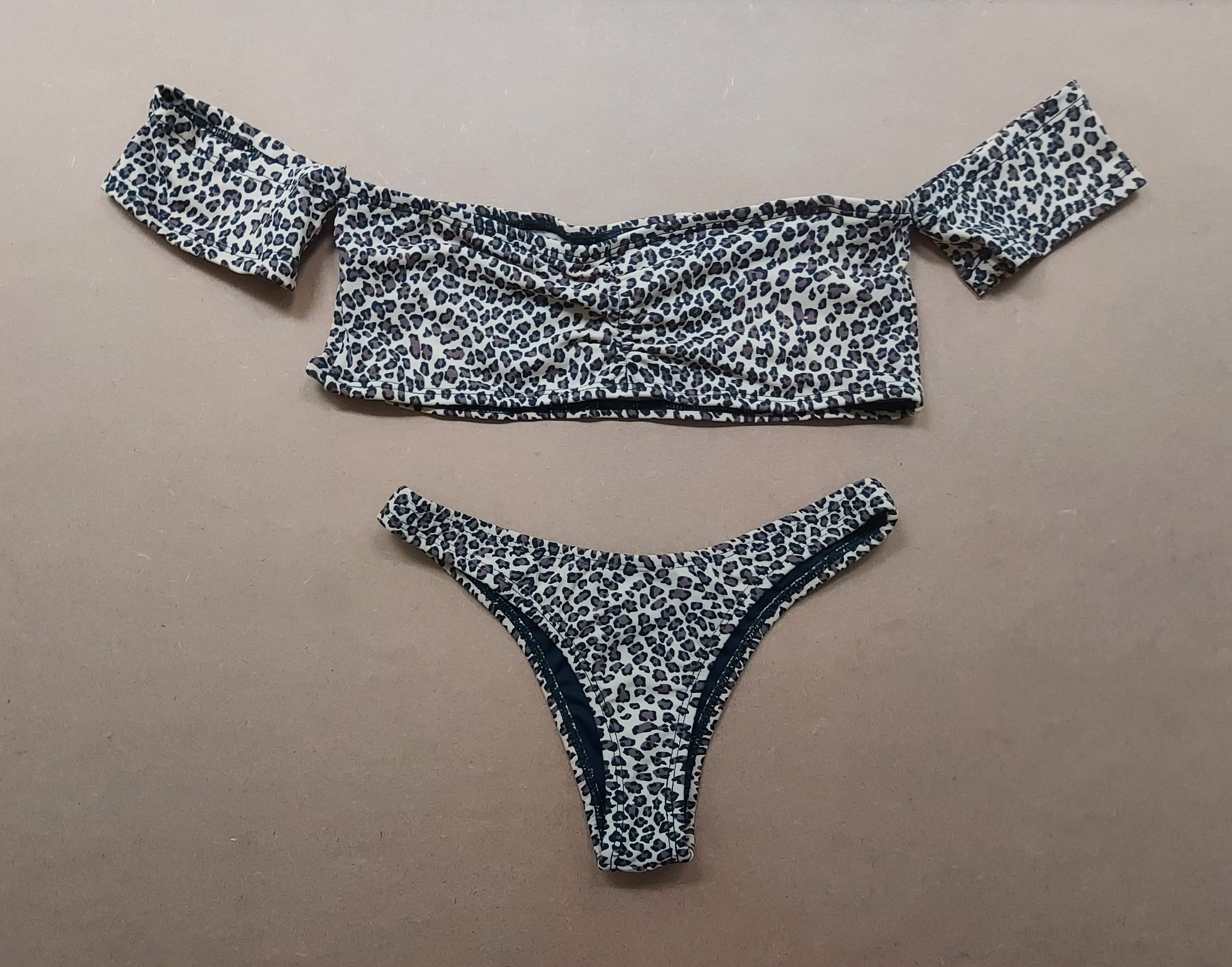 Biquini Ciganinha Onça Carol Moda Praia