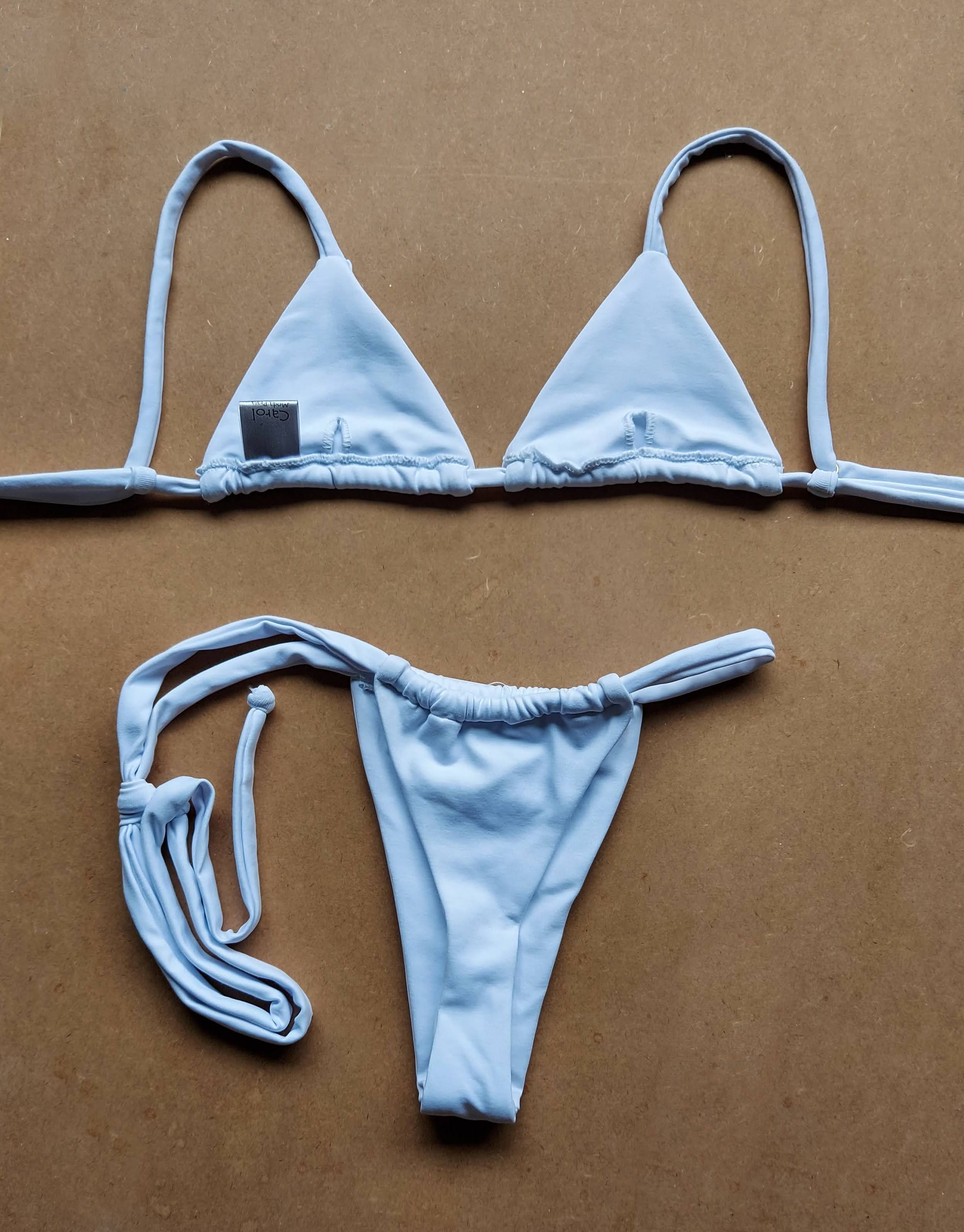 Biquini Sunny Branco Carol Moda Praia