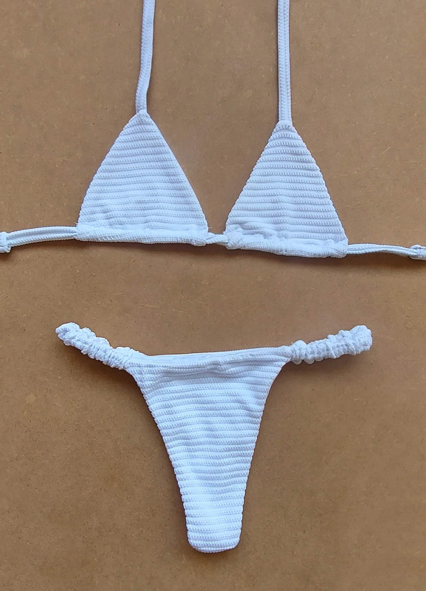 Biquini Marshmallow Santorini Branco Carol Moda Praia