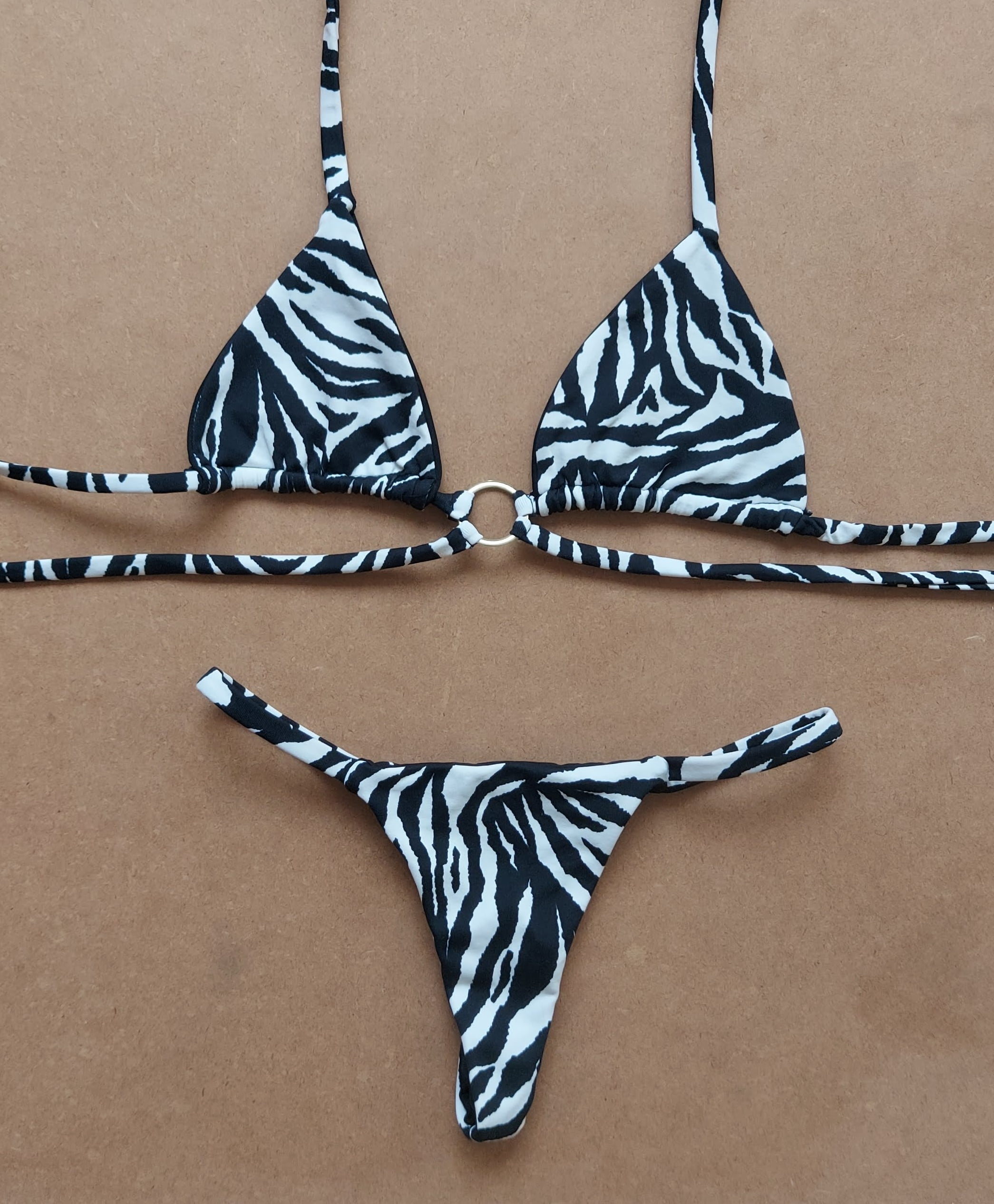 Biquini Sunshine Zebra Carol Moda Praia